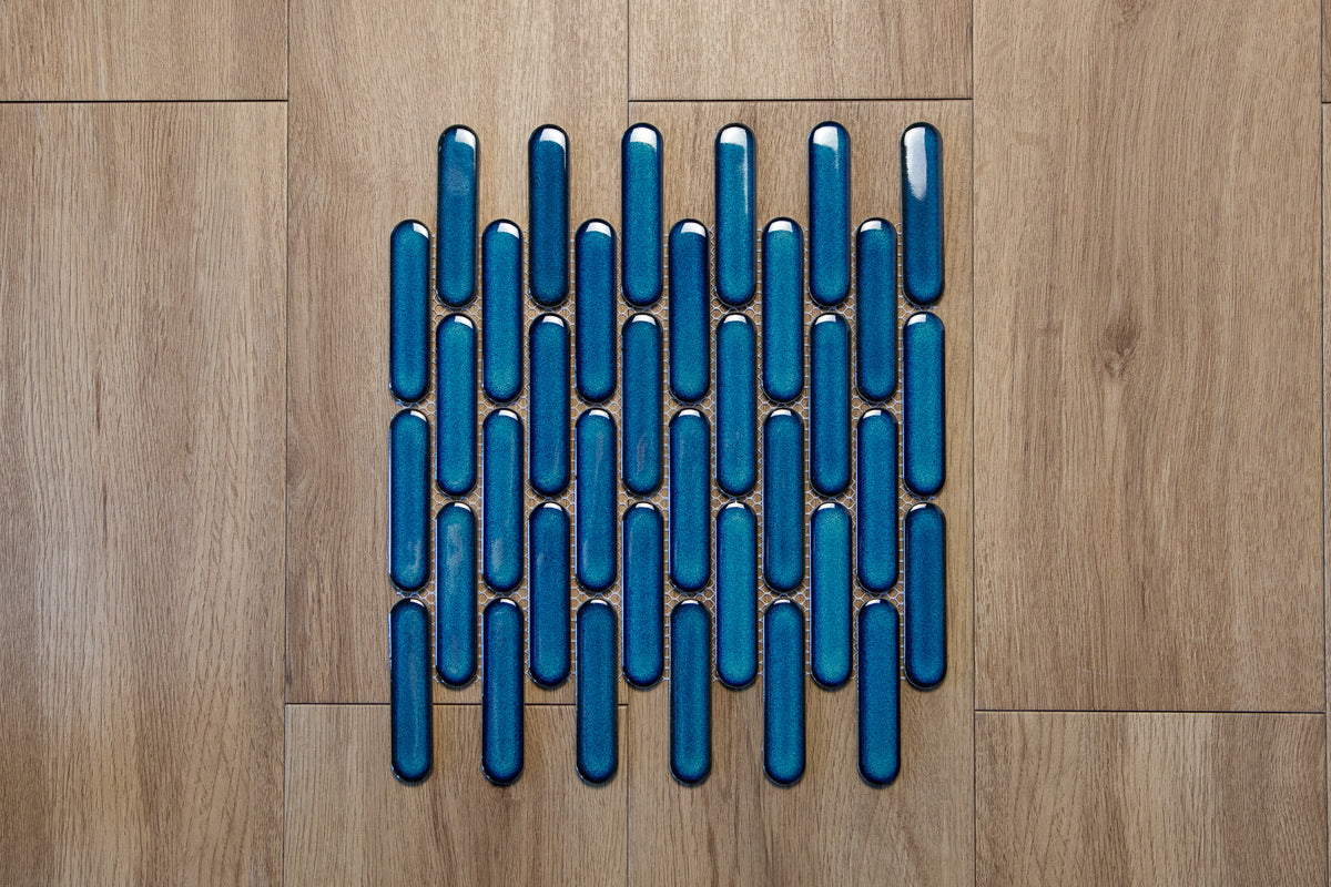 Amilfi Blue Pill Mosaic | Ceramic Tiles Perth – WDTiles